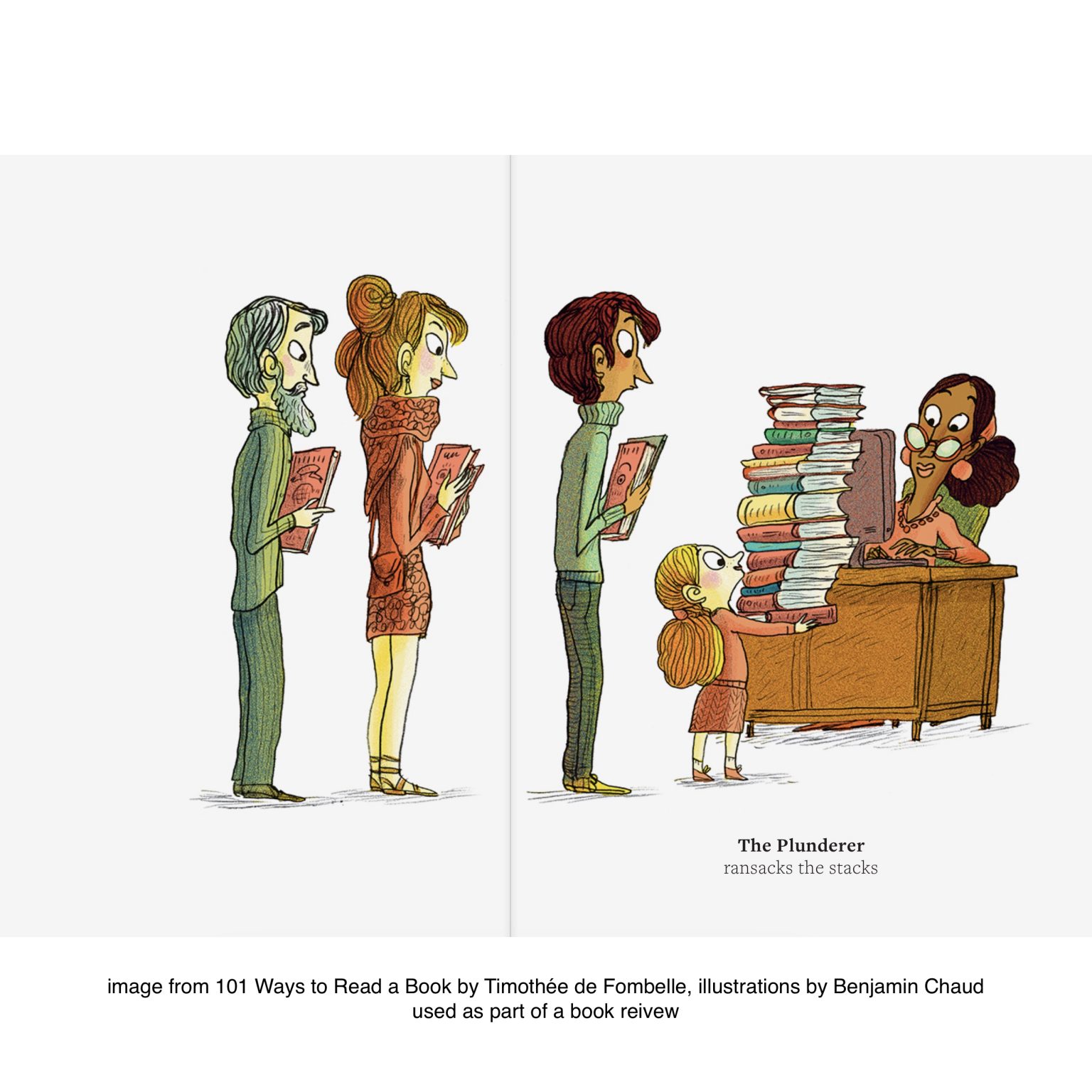 A new comic strip about a library.
