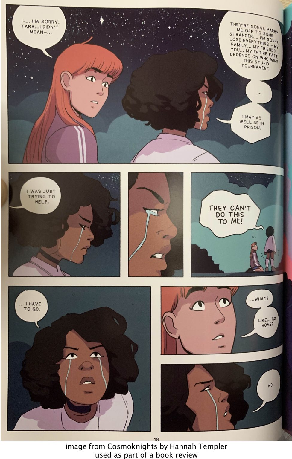 Graphic Novel Review: Cosmoknights by Hannah Templer. – LIBRARY COMIC