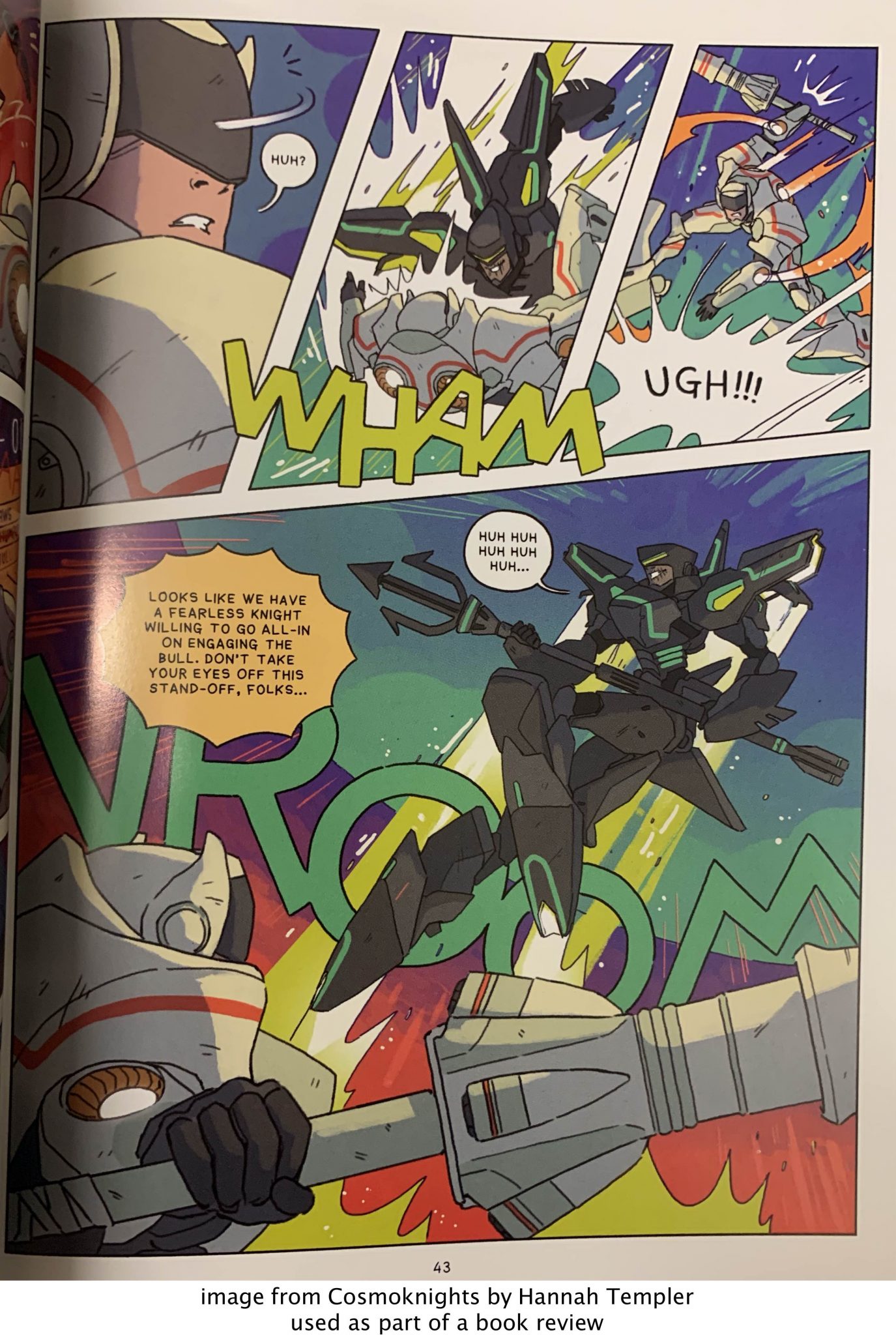 Graphic Novel Review: Cosmoknights by Hannah Templer. – LIBRARY COMIC