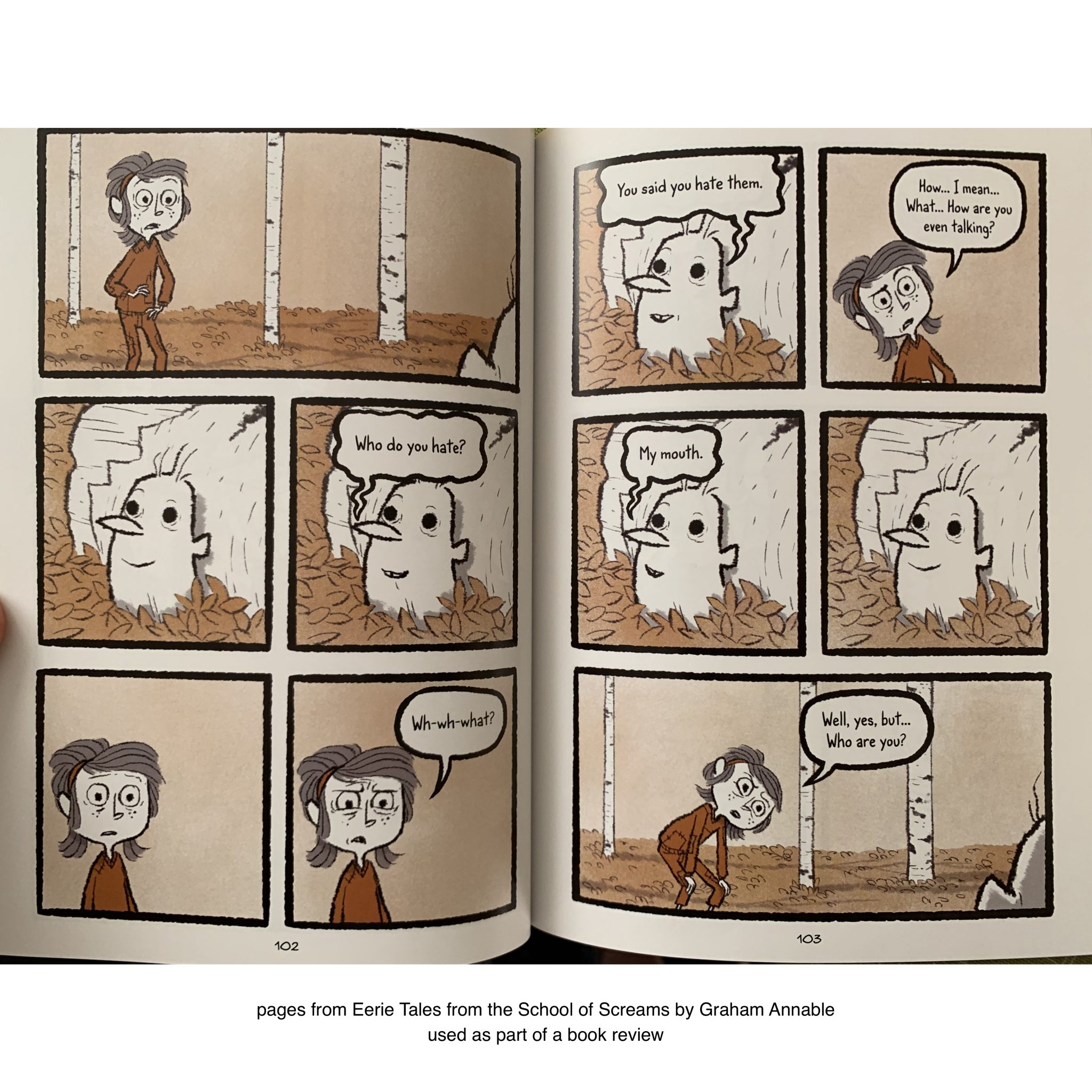 Graphic Novel Review: Eerie Tales from the School of Screams by Graham ...