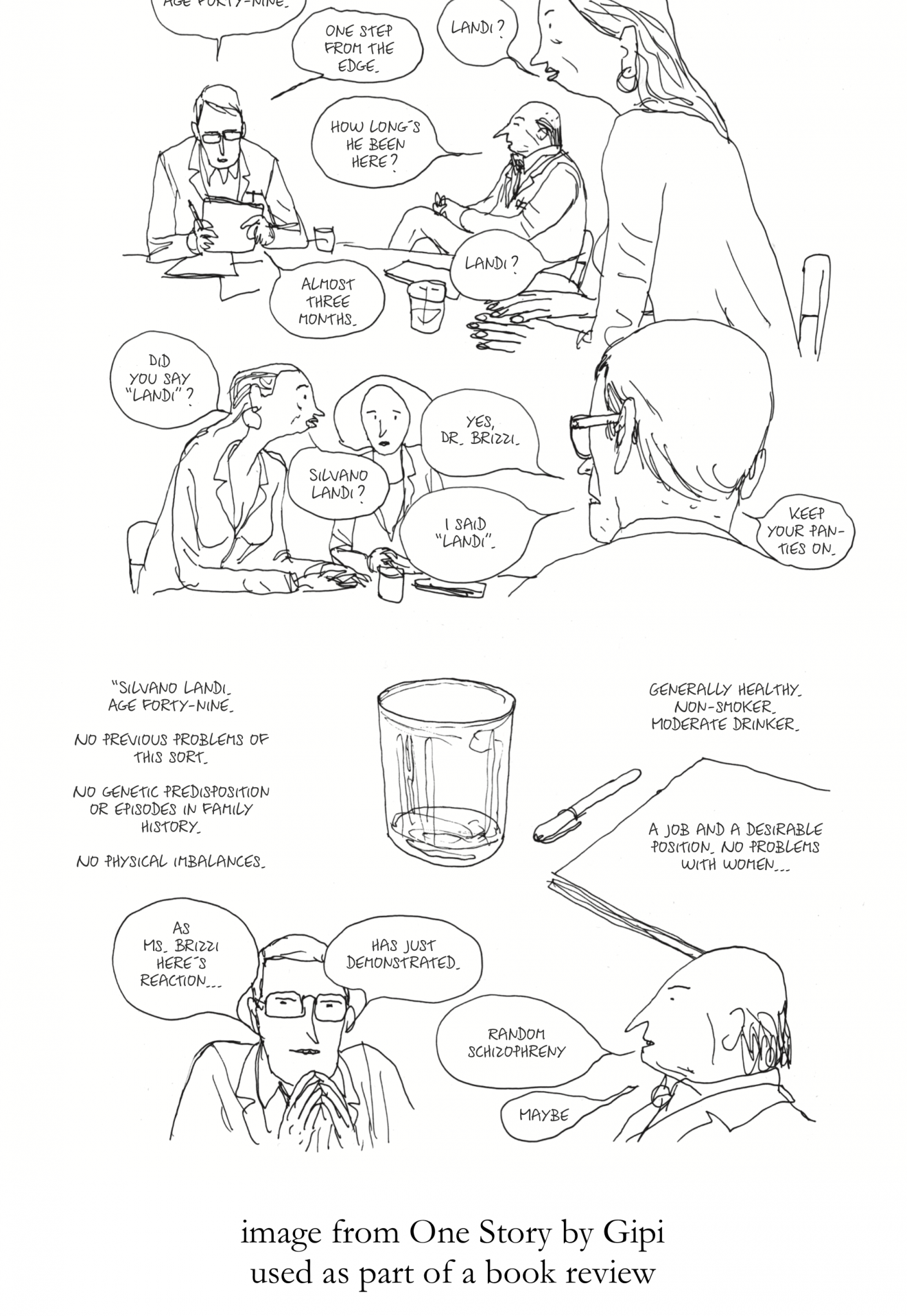 Graphic Novel Review: One Story by Gipi – LIBRARY COMIC