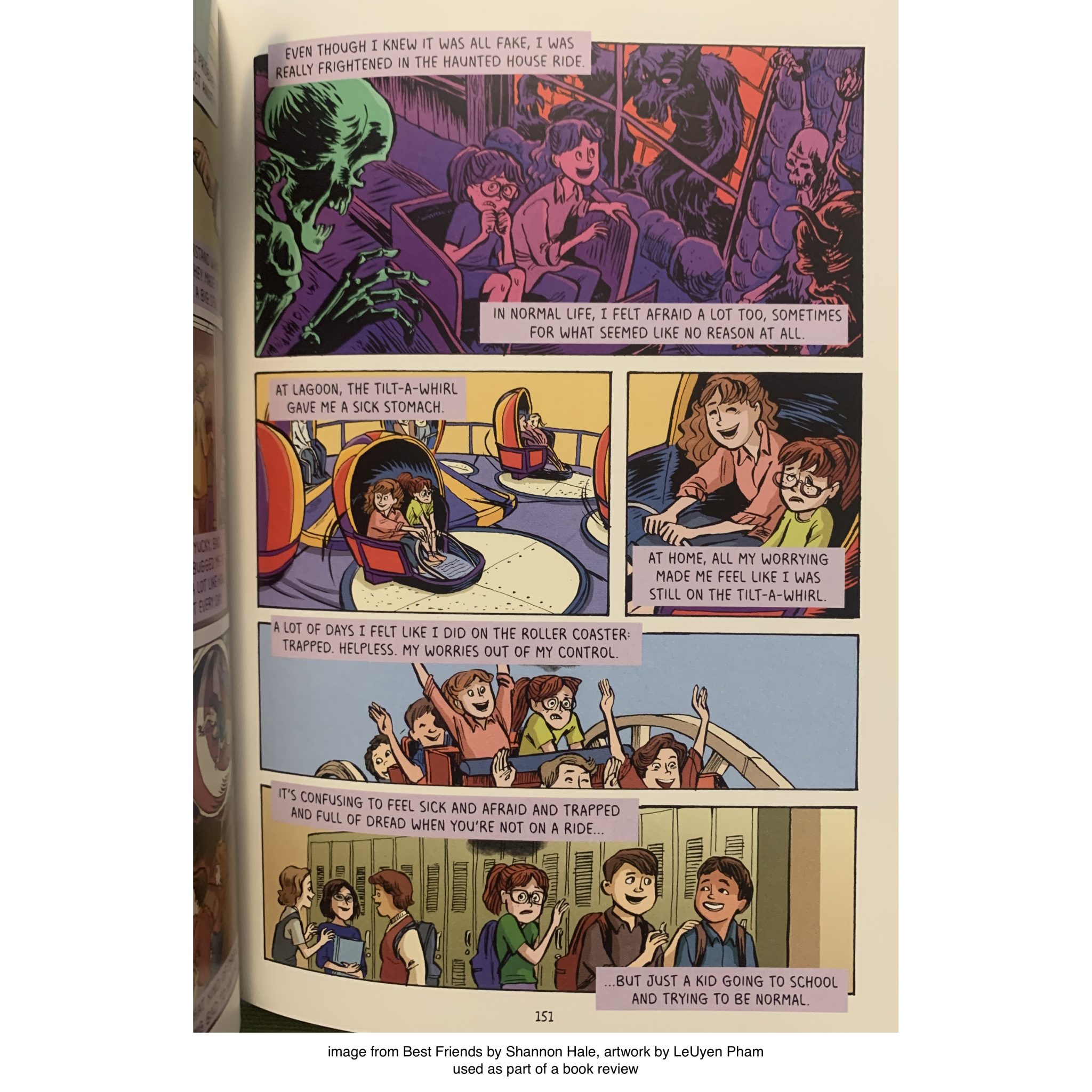 Graphic Novel Review: Best Friends by Shannon Hale, artwork by LeUyen ...