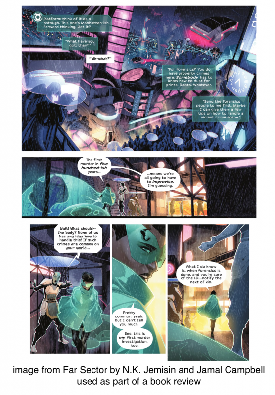 Graphic Novel Review: Far Sector by N.K. Jemisin and Jamal Campbell