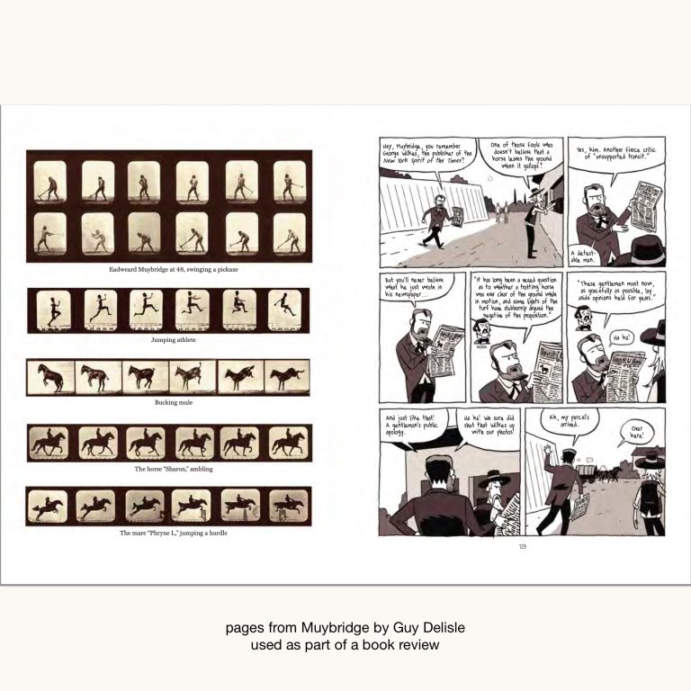 Graphic Novel Review: Muybridge by Guy Delisle – LIBRARY COMIC
