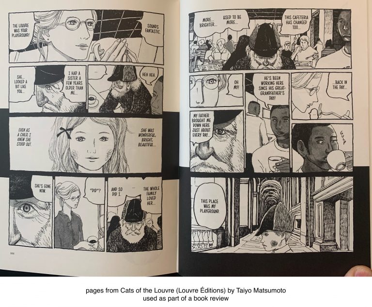 Graphic Novel Review: Cats of the Louvre by Taiyo Matsumoto – LIBRARY COMIC