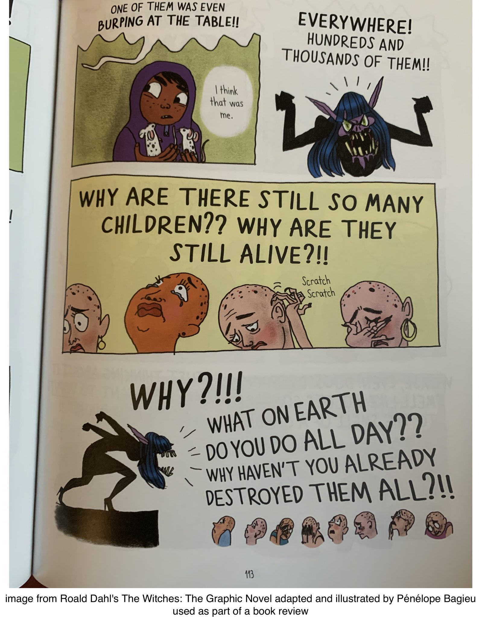 Graphic Novel Review: Roald Dahl’s The Witches: The Graphic Novel ...