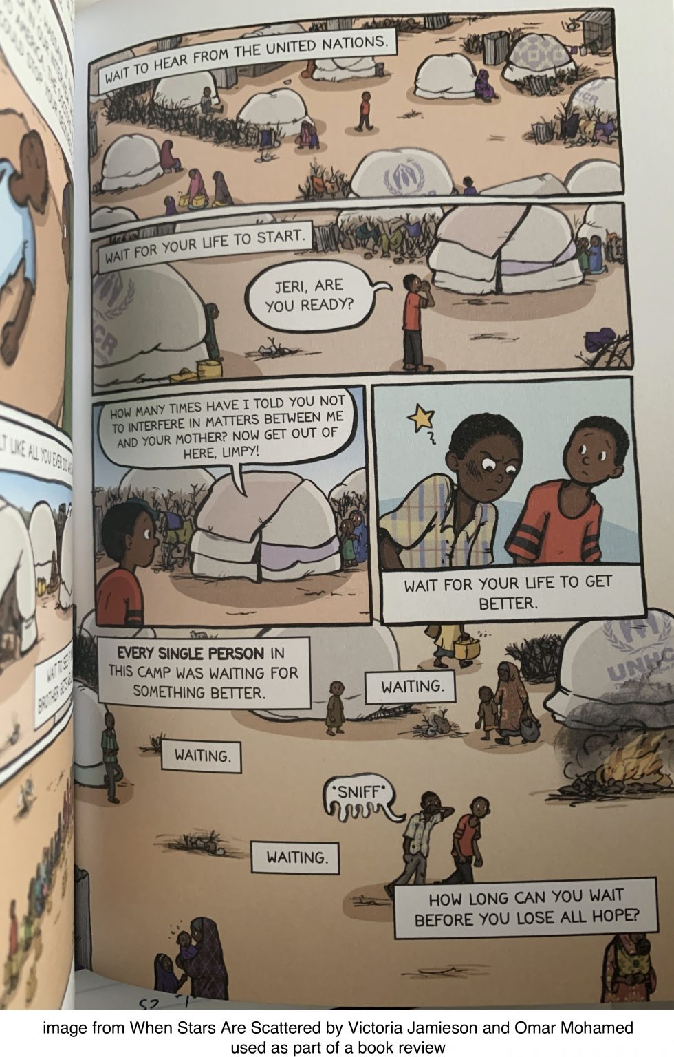 Graphic Novel Review: When Stars Are Scattered by Victoria Jamieson and ...